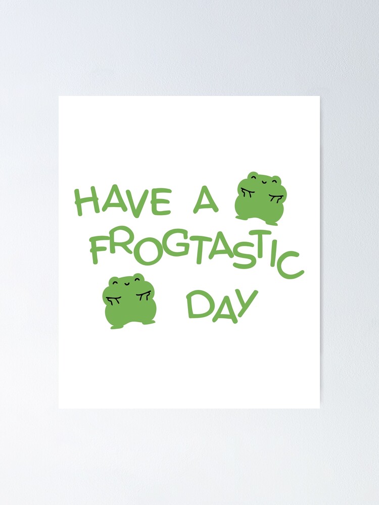 "Frog Aesthetic Cottagecore Cottage Core Kawaii Frog " Poster by CaitU ...