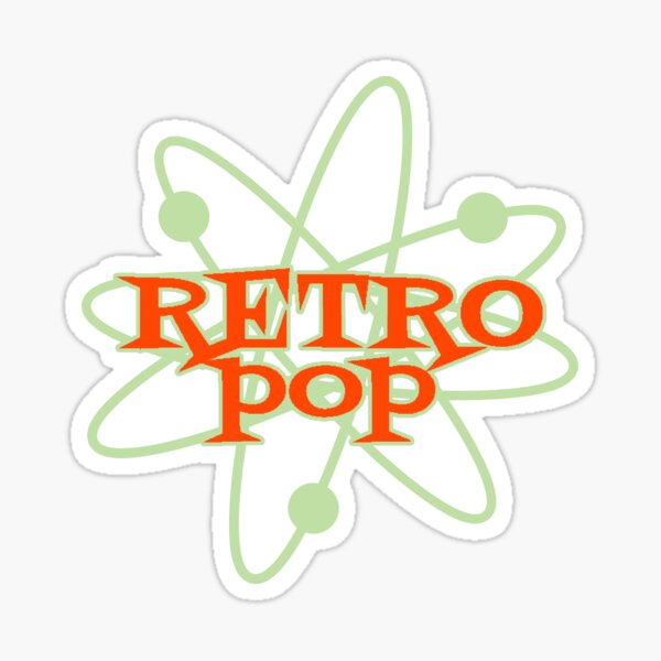 "Retro Pop Atomic" Sticker by mcgee56 | Redbubble