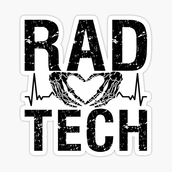 "Rad Tech Medicine Technologist Xray Radiology Tech" Sticker by ...