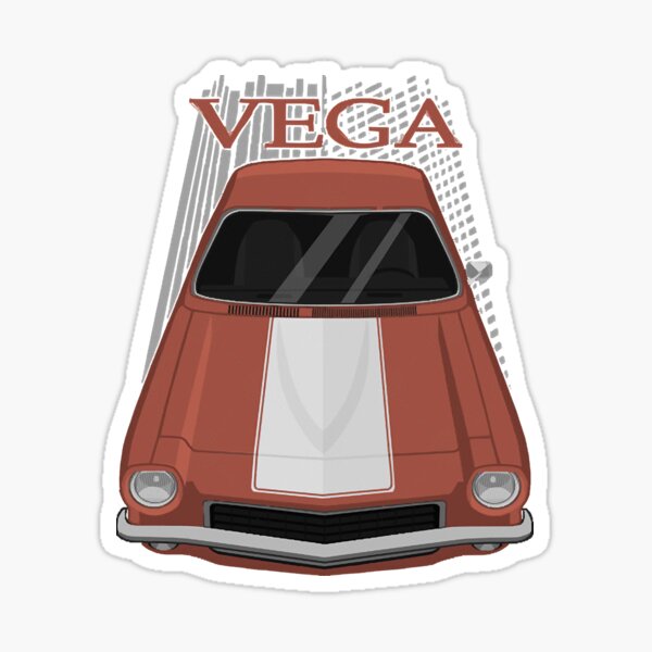 "Chevrolet Vega GT 1971 - 1973 - copper bronze " Sticker for Sale by ...