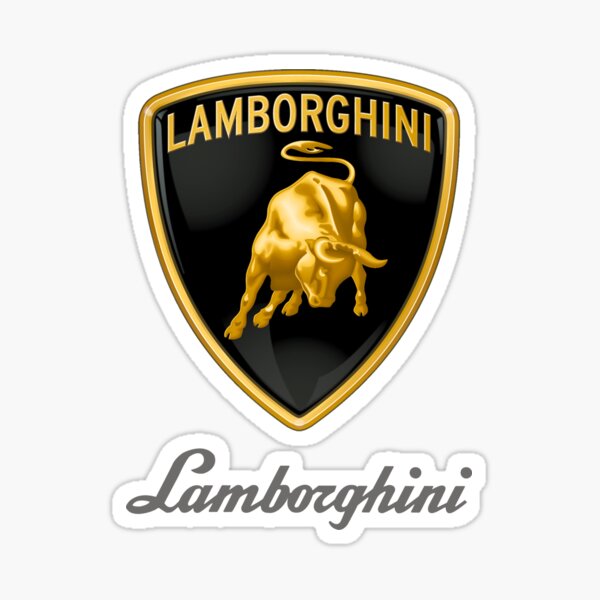 "grey lambo" Sticker for Sale by Margaretaldonad | Redbubble