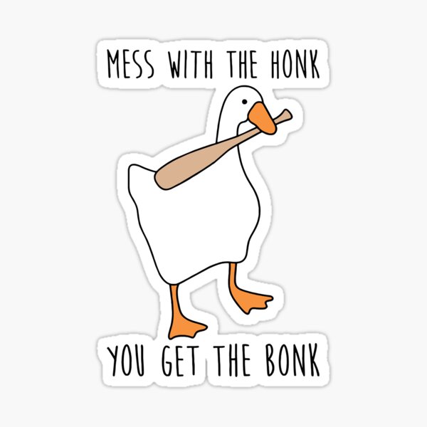 "UNTITLED GOOSE GAME Essential T-Shirt" Sticker for Sale by TERRIAEE ...