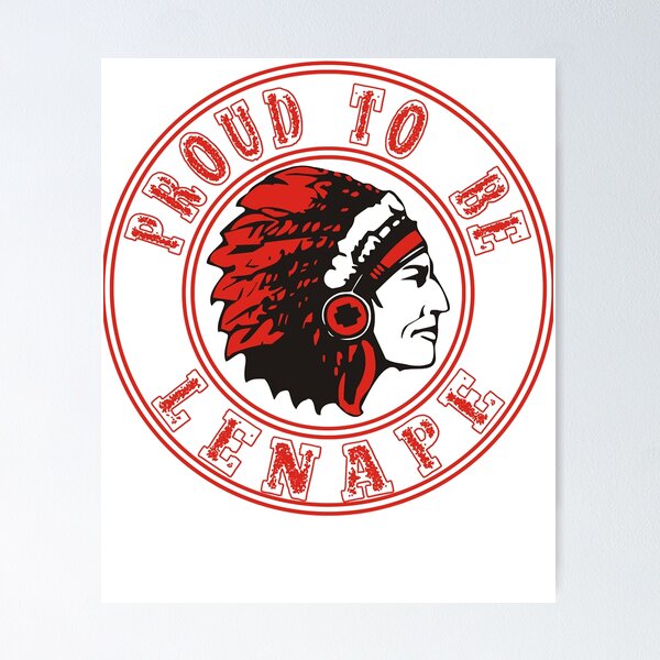 "Funny Gift Native American Proud To Be Lenape Classic Fan" Poster for ...