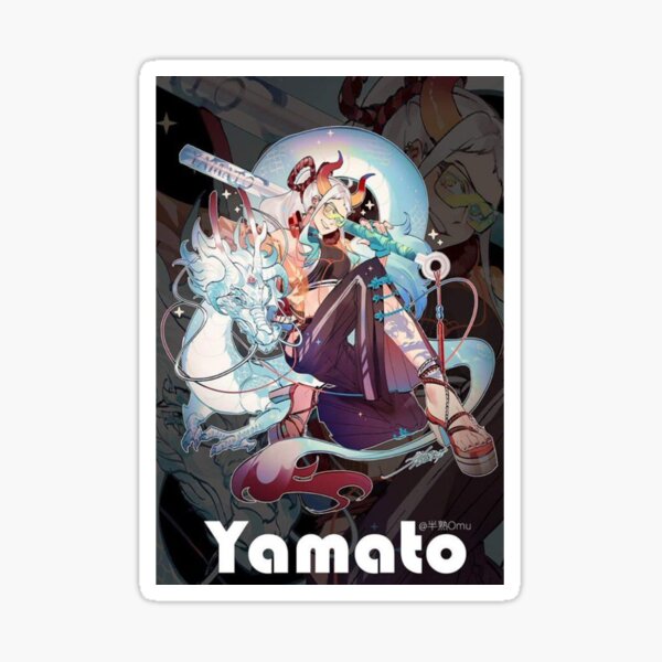 "Classic yamato anime " Sticker for Sale by wMBudreau23 | Redbubble