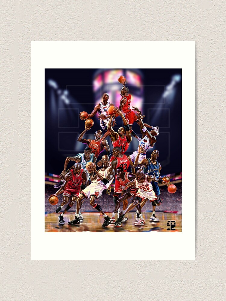 "Funny Gift Michael Jordan Cute Love" Art Print for Sale by Arnotrantow ...