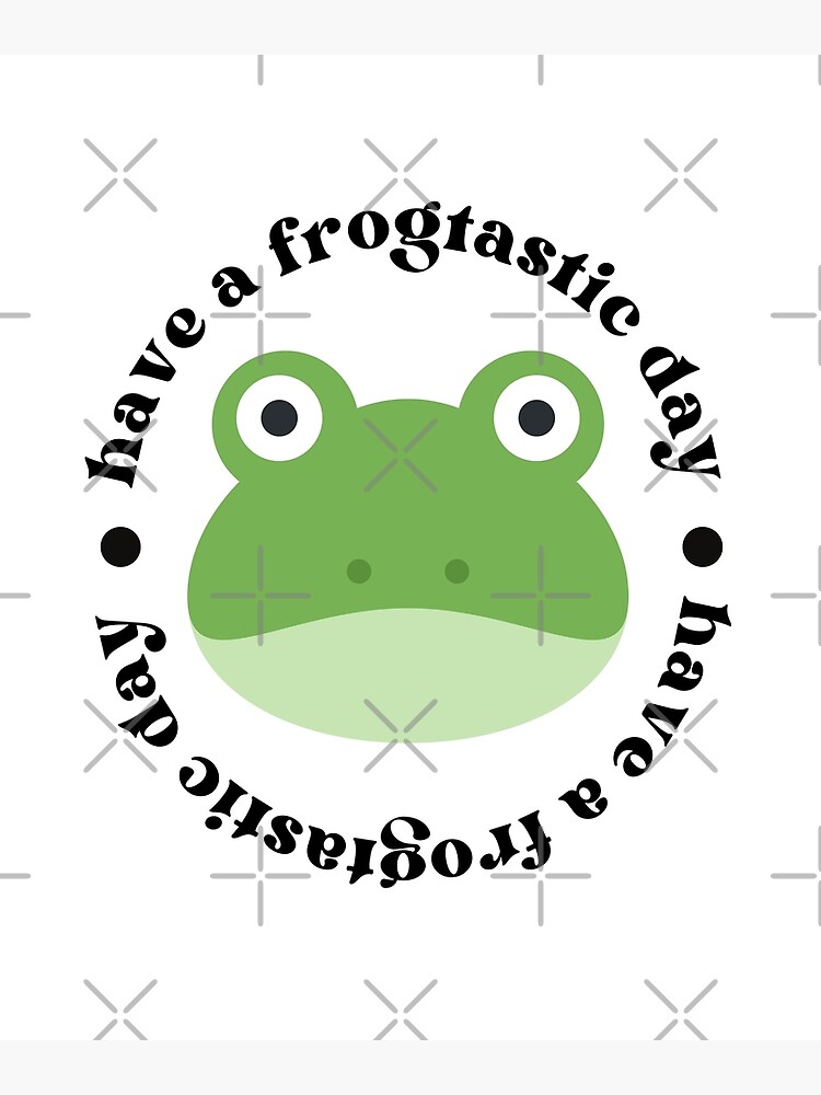 Retro Frog Aesthetic Cottagecore Cottage Core Kawaii Frog Premium Matte ...