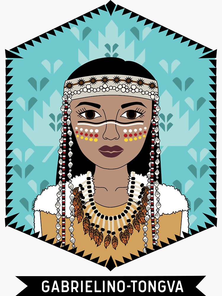 "Native American - Gabrielino Tongva Tribe" Sticker for Sale by ...