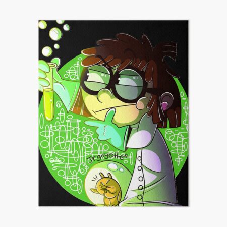 "The Loud House Lisa Loud with test tube and Hamster Classic " Art ...
