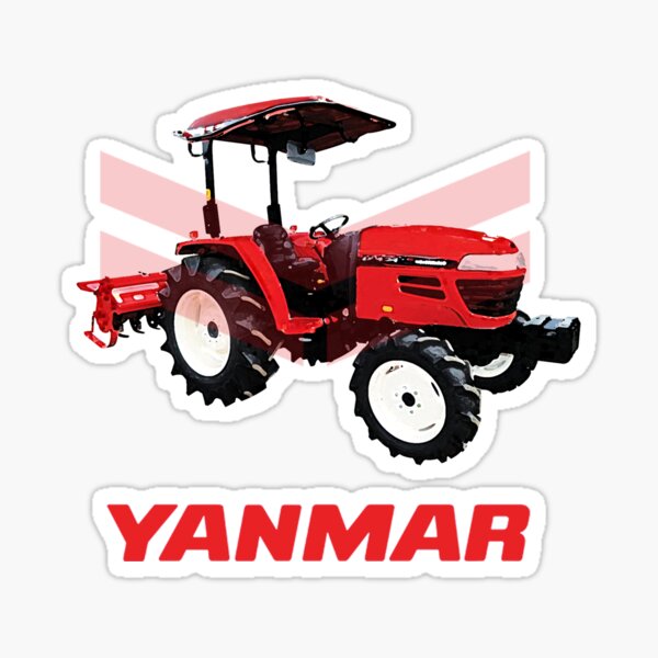 "Yanmar Tractor" Sticker by ernespencer | Redbubble