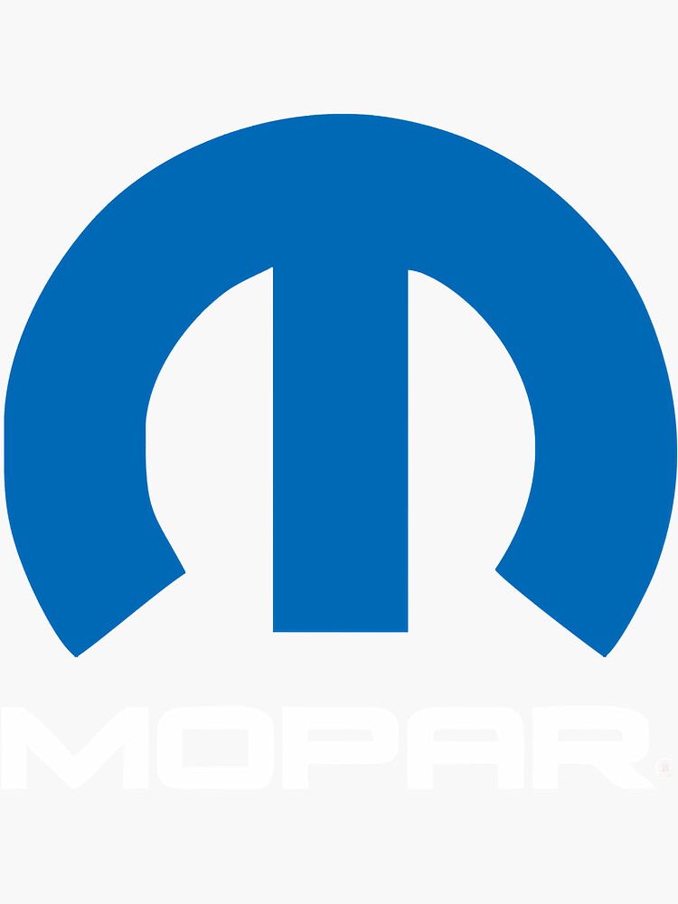 "Mopar Logo" Sticker by NorzellMich469 | Redbubble