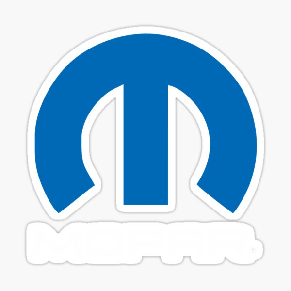 "Mopar Logo" Sticker by NorzellMich469 | Redbubble