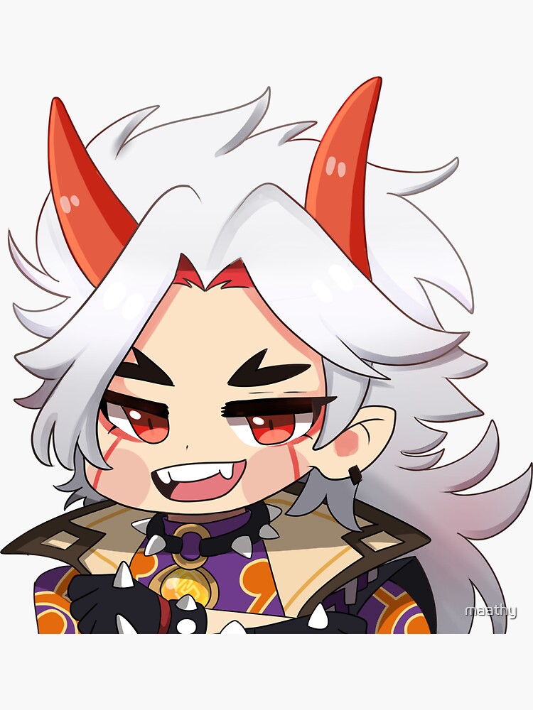 "Itto" Sticker by maathy | Redbubble