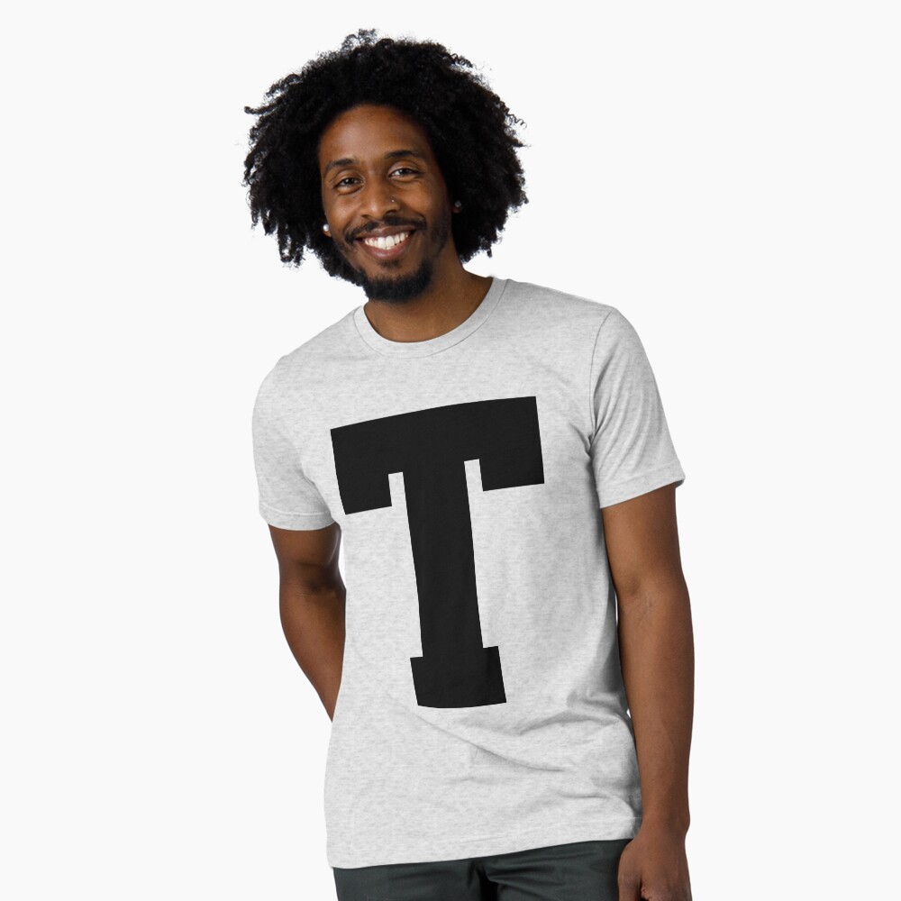 "Alphabet, Black T, Sports letter T" Sticker for Sale by TheCultStuff ...