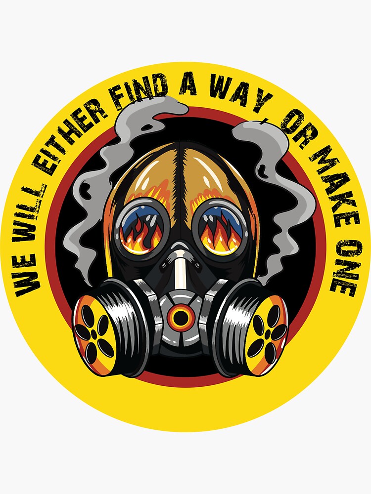 "Prepper Prepping Survivalist and Survival Kit Gasmask " Sticker by ...