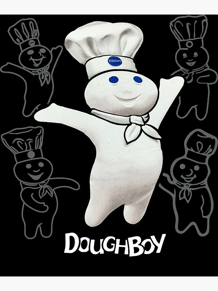 "Doughboy Mascot Cute Emotions " Poster for Sale by addysonsche | Redbubble