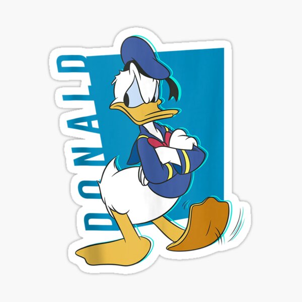 "Catoon Donald Duck Cute" Sticker for Sale by DonaldUS | Redbubble