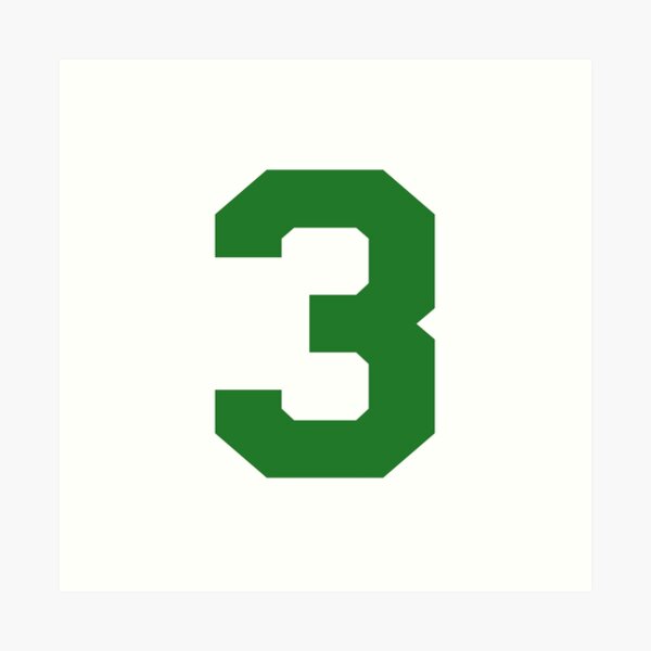 Number 3 Green 3 Number Graphic Lamp By Delightfull | DEMORAIS