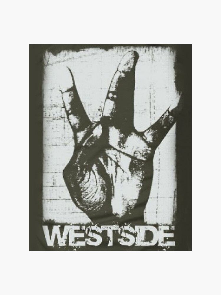 "Westside Hand" Sticker for Sale by Vetlema | Redbubble