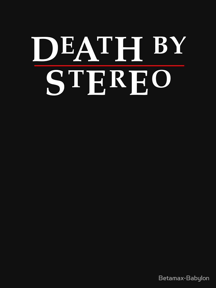 "Death by Stereo Logo" Essential T-Shirt for Sale by Betamax-Babylon ...