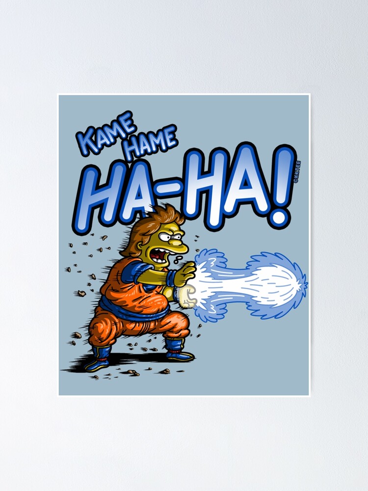 "KAME HAME HA HA!" Poster for Sale by annajista | Redbubble