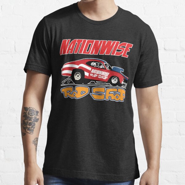 "Nationwise Rod Shop Speed Shop 1970s Retro" T-shirt for Sale by ...