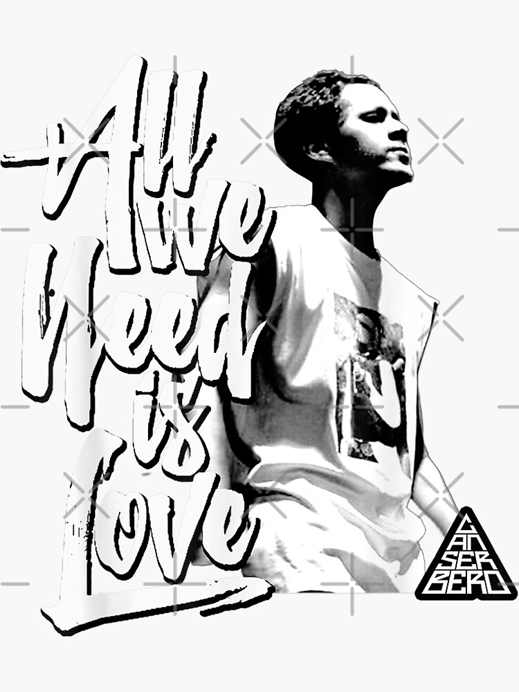 Pegatina for Sale con la obra «Canserbero Merch Todo lo que necesitamos ...