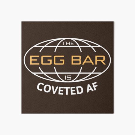 "Severance Lumon Industries The Egg Bar Is Coveted AF" Art Board Print ...