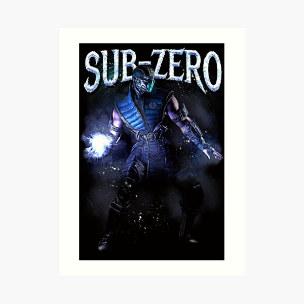 "Sub Zero - Mortal Kombat" Art Print for Sale by Ironmaiden64 | Redbubble