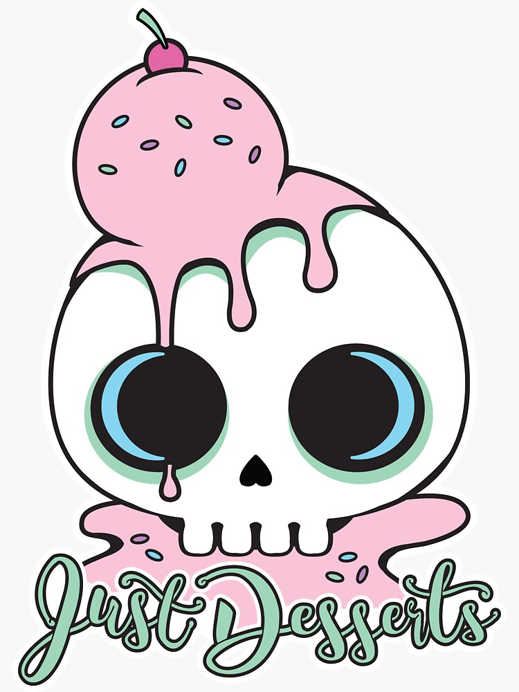 "Just Desserts" Sticker for Sale by murphypop | Redbubble