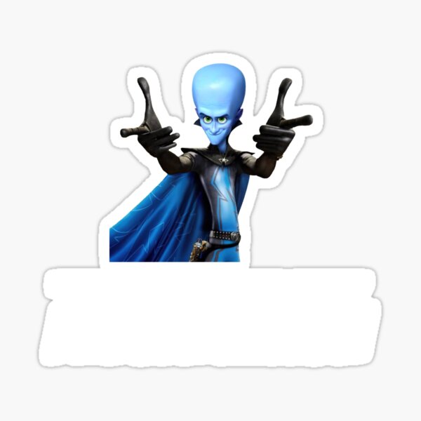 "Megamind Presentation" Sticker by LubeHen | Redbubble