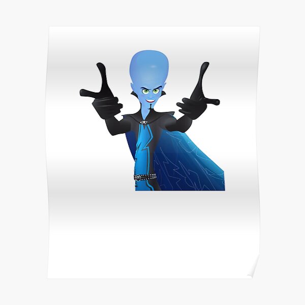"Megamind For Him And Her" Poster for Sale by LubeHen | Redbubble
