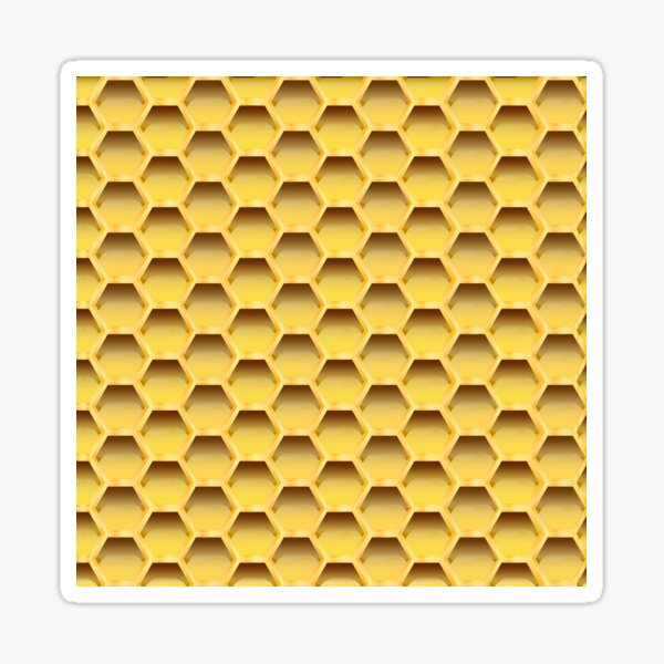 "Honeycomb pattern" Sticker for Sale by AnaMOMarques | Redbubble