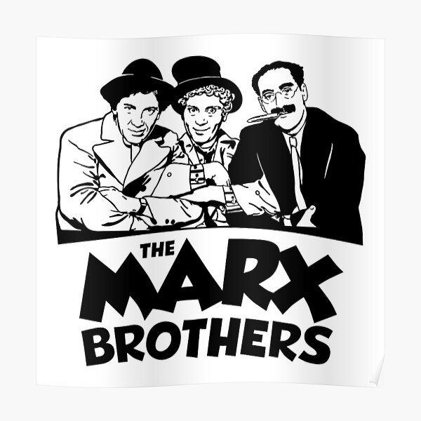 "The Marx Brothers | Illustration" Poster for Sale by Pulpman | Redbubble