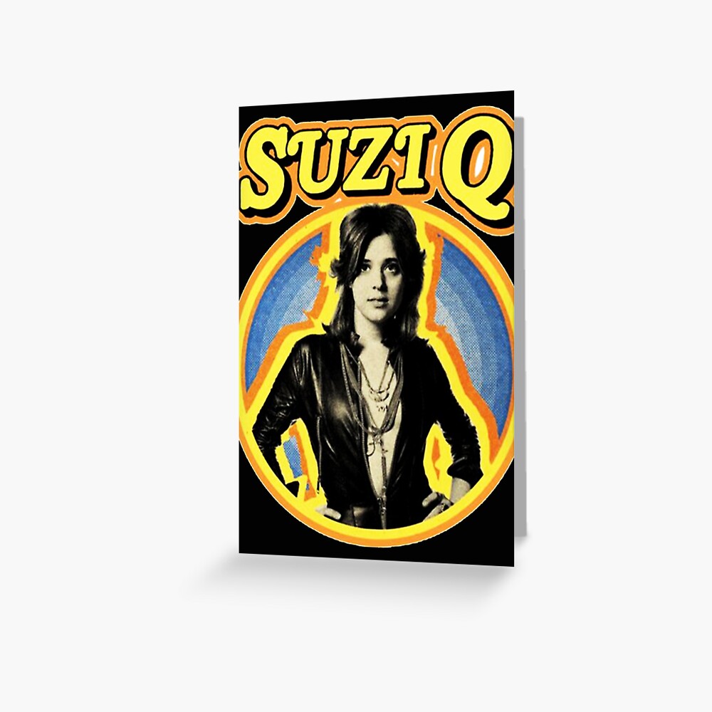 "New 2022 logos trend SUZI QUATRO" Greeting Card by AlfredLeblanc ...