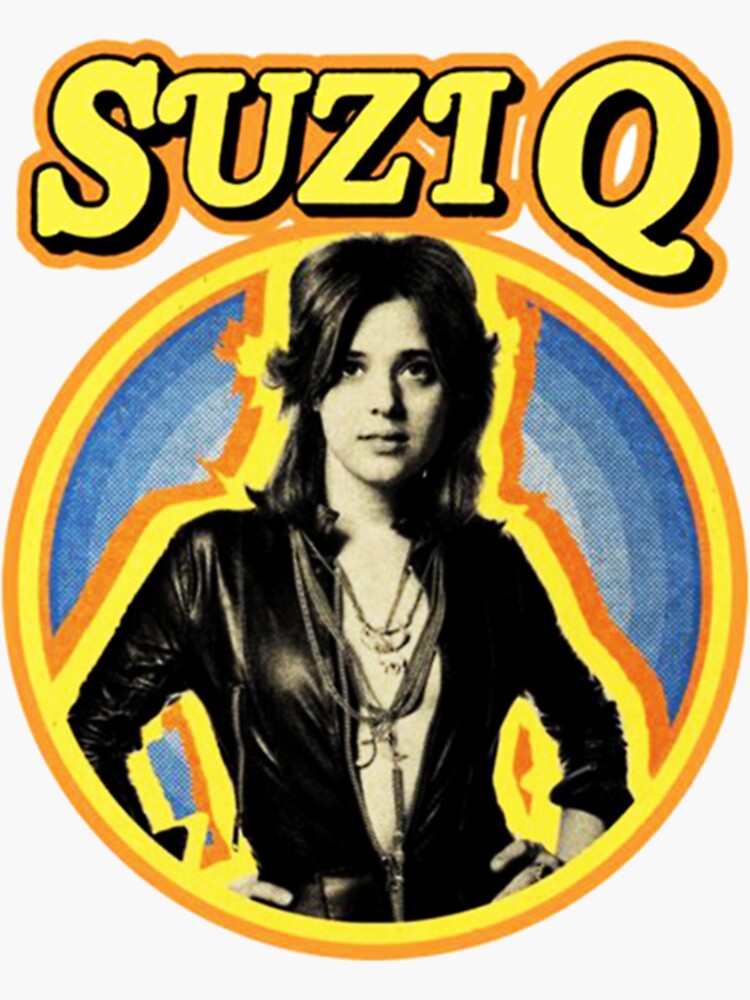 "New 2022 logos trend SUZI QUATRO" Sticker by AlfredLeblanc | Redbubble