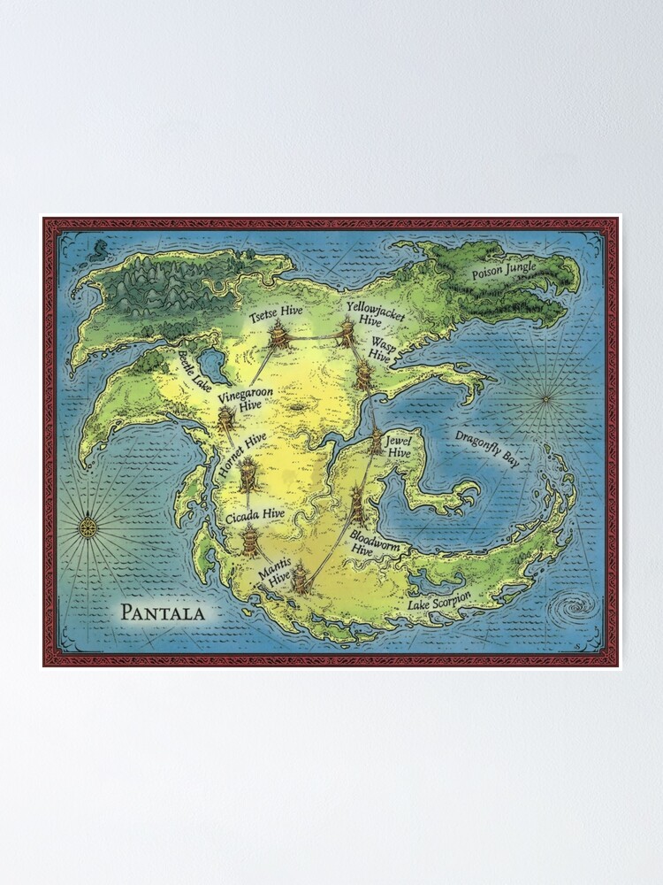 "dragon map" Poster for Sale by emelievolkan27 | Redbubble