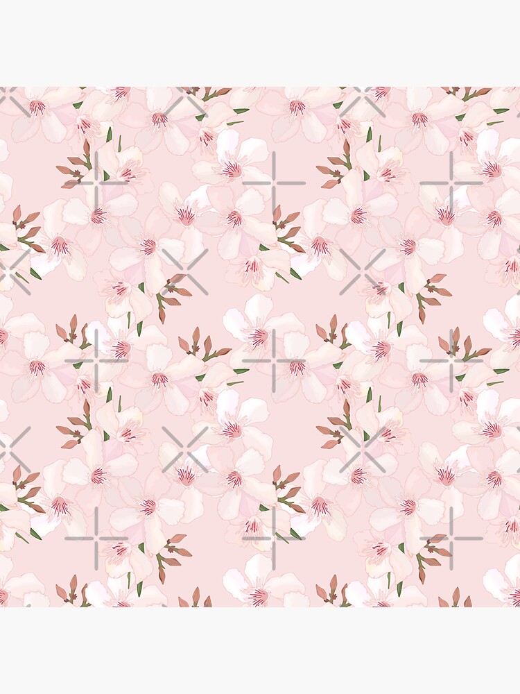 "Pink Blossom Pattern" Sticker by TheCoolGuys | Redbubble