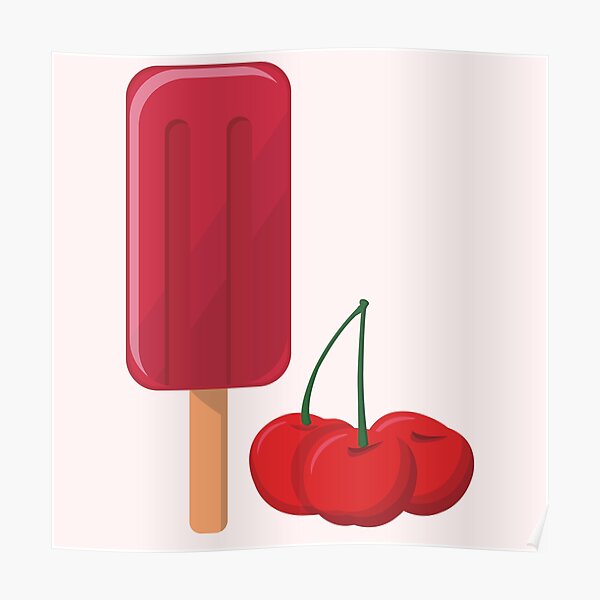 "9-pack fruit popsicles pack" Poster for Sale by stickers-packs | Redbubble