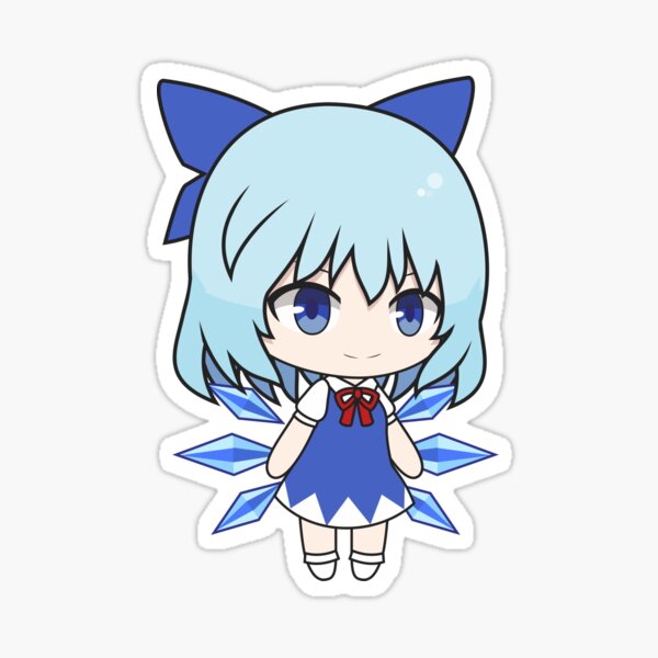 "Cirno - Touhou Project" Sticker for Sale by KyraWaifu | Redbubble