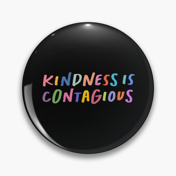 "Kindness is Contagious Sticker, Kindness Sticker, Rainbow Sticker, Be ...