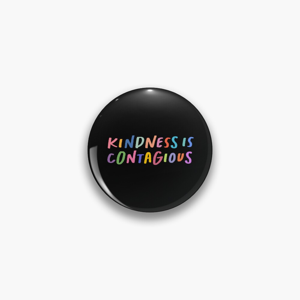 "Kindness is Contagious Sticker, Kindness Sticker, Rainbow Sticker, Be ...