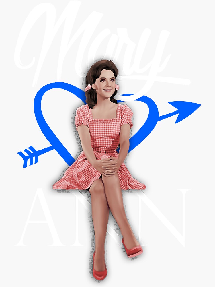 "Mary Ann " Sticker for Sale by MaddisonFabinyi | Redbubble