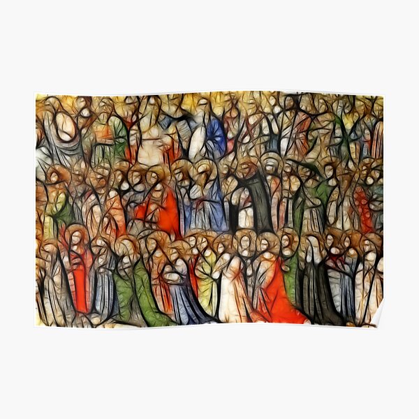 "All Saints Artwork " Poster by DigitalChickHub | Redbubble