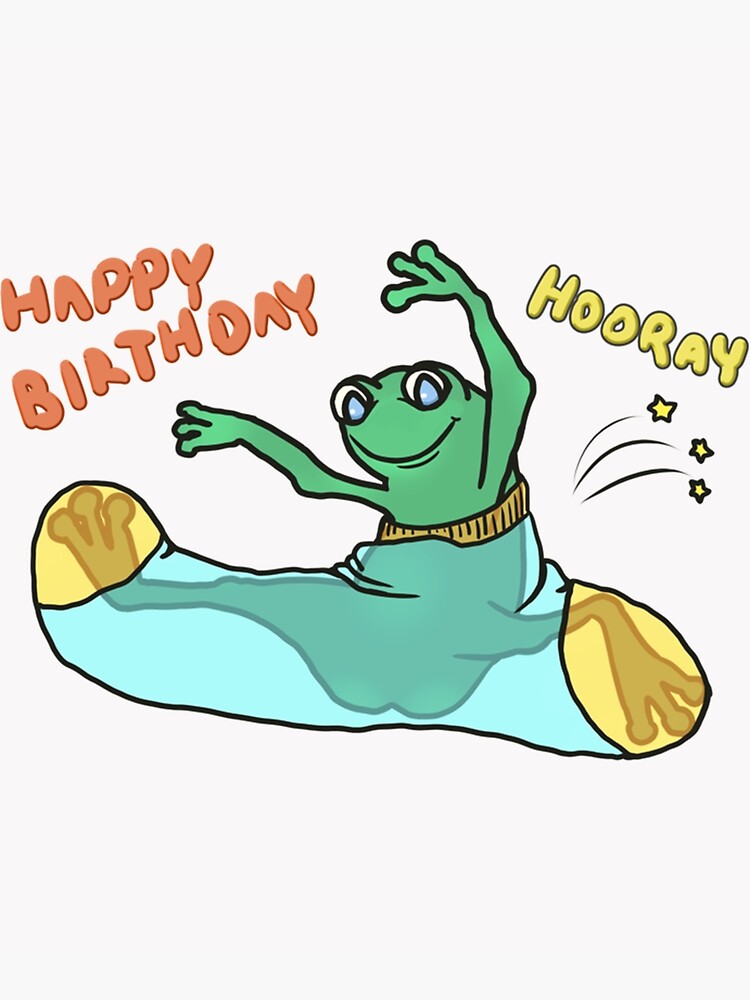 "Happy Birthday From Pleasant Frog In A Sock - Funny Happy Birthday ...