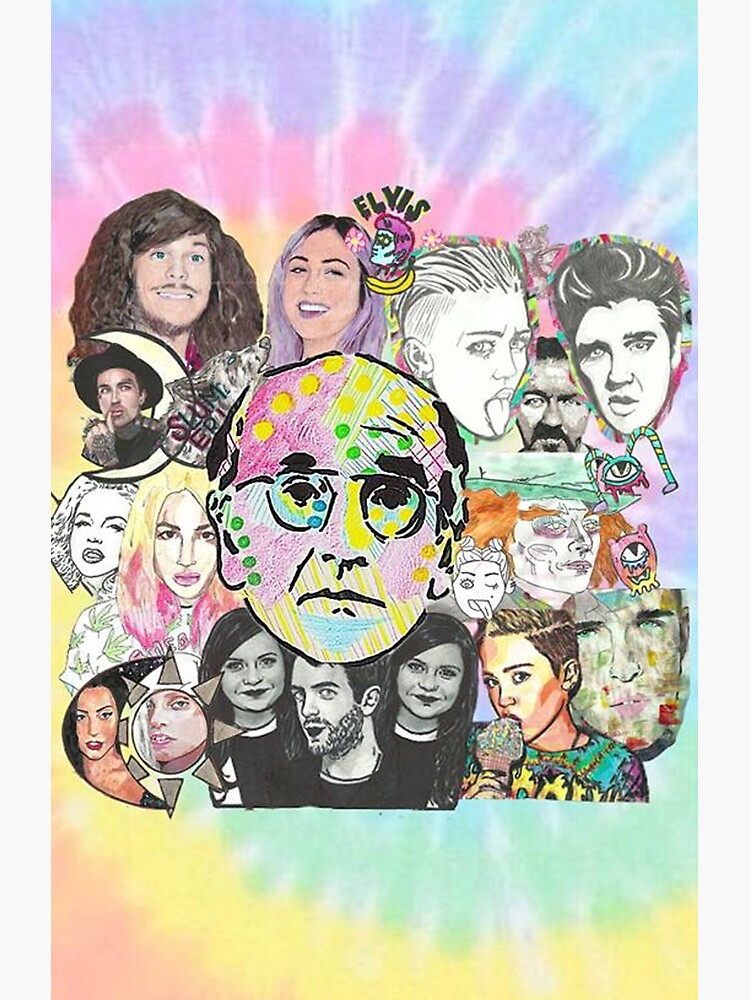 "Celebrity Collage" Poster for Sale by buttuglyco | Redbubble