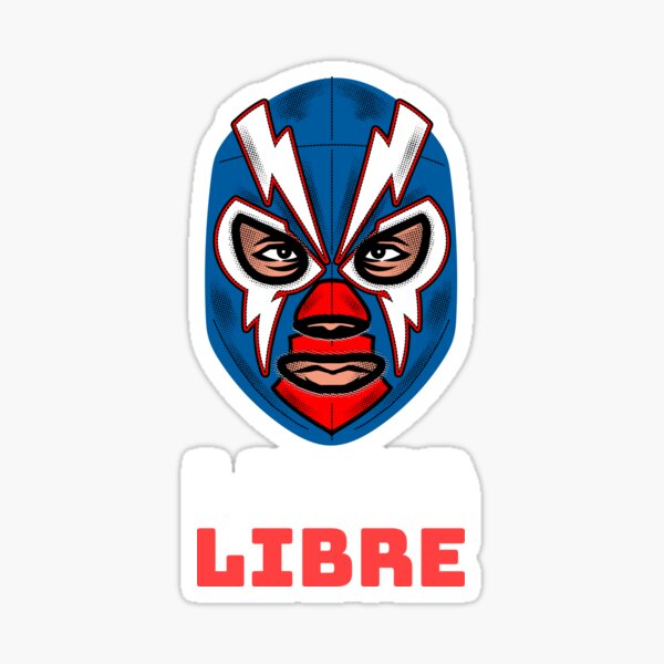 "lucha libre" Sticker by merchka | Redbubble