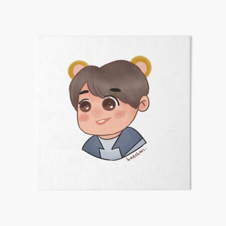 "Haechan NCT Dream Cute Chibi Design (White)" Art Board Print for Sale by twoteehands | Redbubble