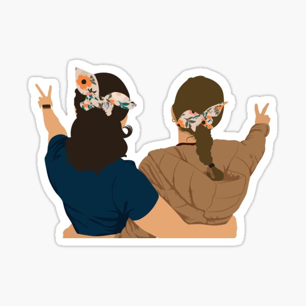 "Girl Bestfriend Sticker" Sticker for Sale by M0dasser | Redbubble