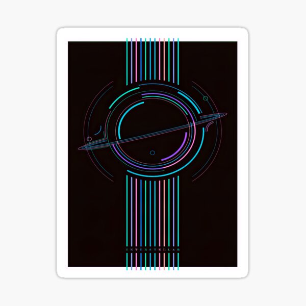 "Interstellar Artwork 10" Sticker by kasixudesigns | Redbubble