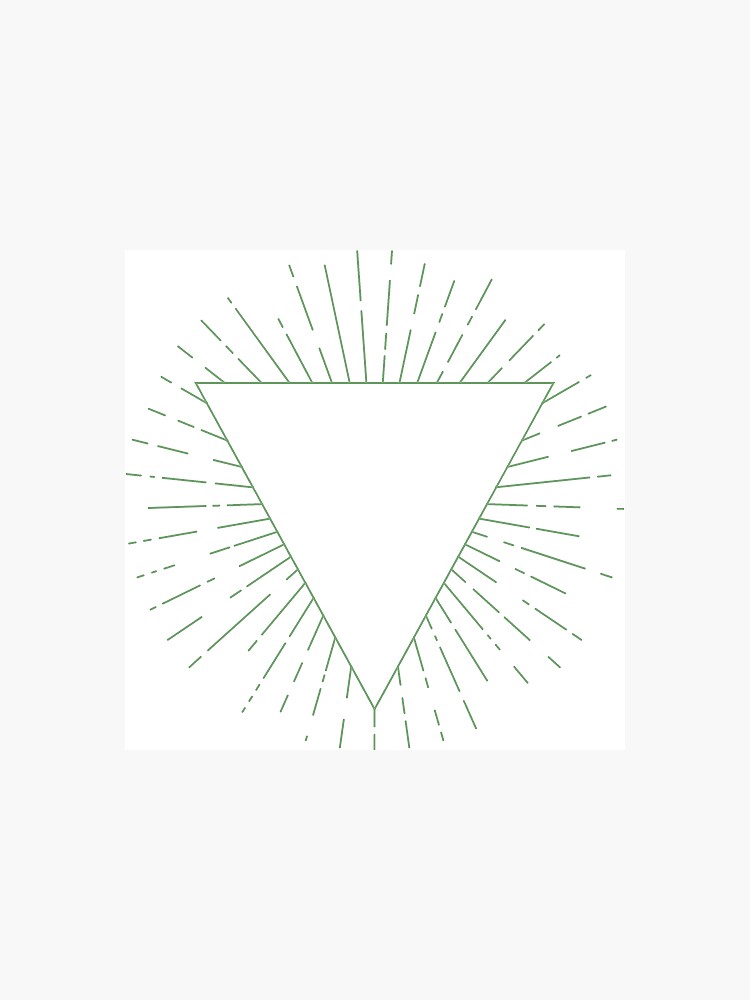 "Inverse triangle" Sticker by Nana191214 | Redbubble